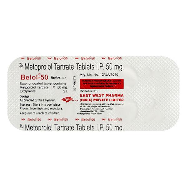 Belol 50mg Tablet 10'S : Price, Uses, Side Effects | Netmeds