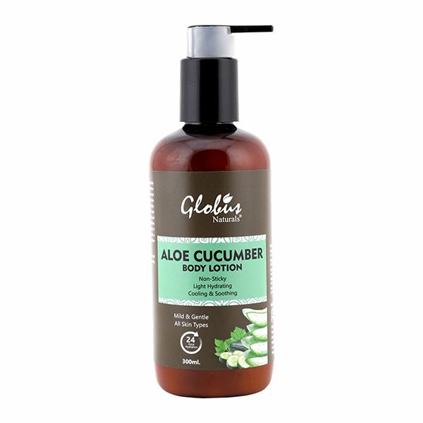 Buy Globus Naturals Aloe Cucumber Body Lotion Enriched 300 ml Online at ...
