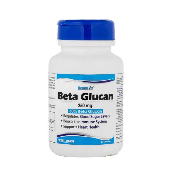 Buy Healthvit Beta Glucan Capsules 60's Online at Best Price - General ...