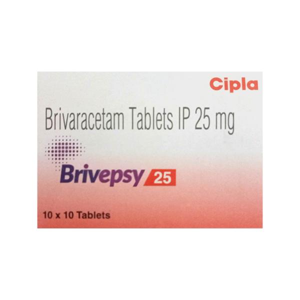 BRIVEPSY 25 Tablet 10's Price, Uses, Side effects, Substitutes | Netmeds