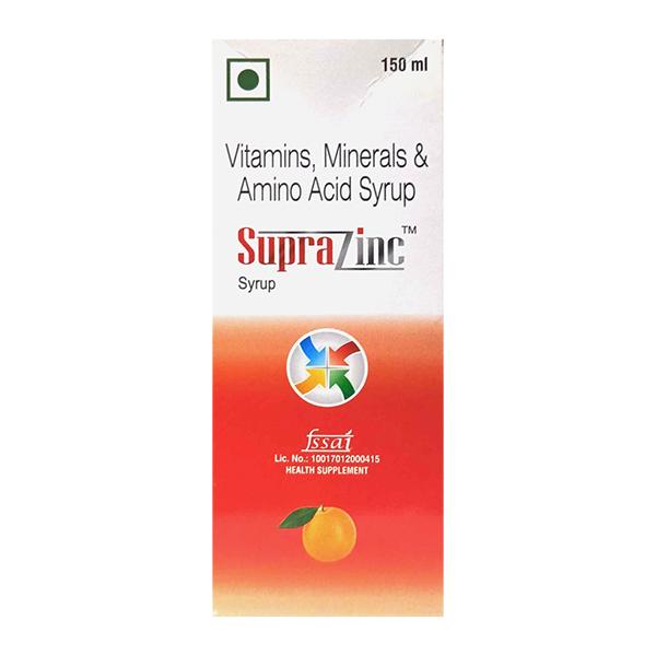 SUPRAZINC Orange Flavour Syrup 150ml Price, Uses, Side effects ...