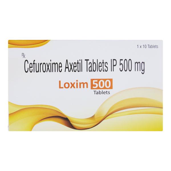 LOXIM 500 Tablet 10's : Price, Uses, Side Effects | Netmeds