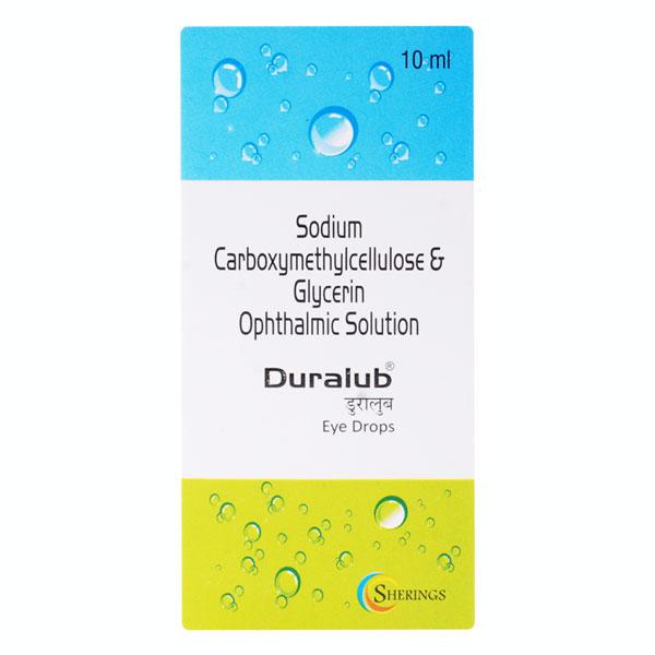 DURALUB Eye Drops 10ml : Price, Uses, Side Effects | Netmeds