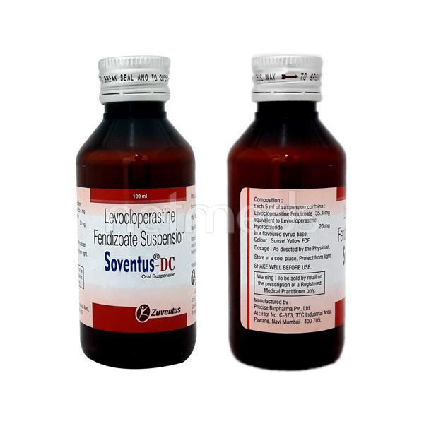 Buy Soventus DC Syrup 100ml Online at Upto 25% OFF | Netmeds