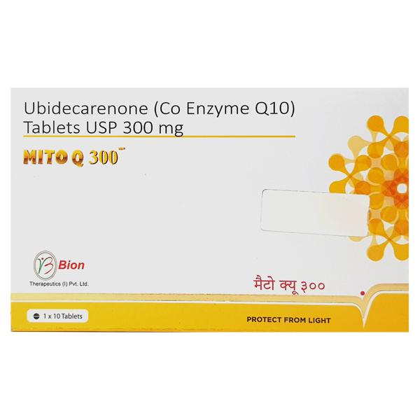 Buy MITO Q 300 Tablet 10's Online at Upto 25% OFF | Netmeds