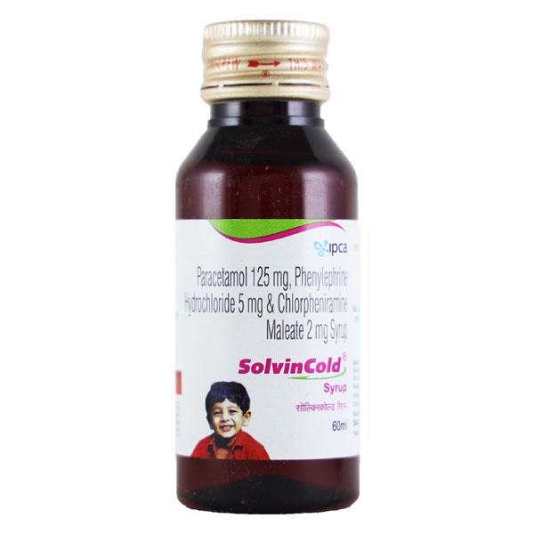 Solvin Cold Syrup 60ml Price, Uses, Side effects, Substitutes | Netmeds