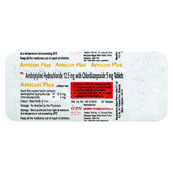 Amicon Plus Tablet 10'S - Price, Uses, Side Effects, and Substitutes ...
