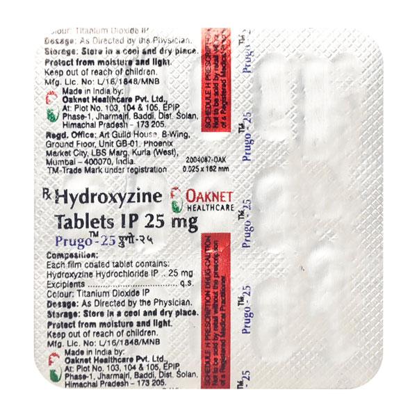 Buy Prugo 25mg Tablet 15'S Online at Upto 25% OFF | Netmeds