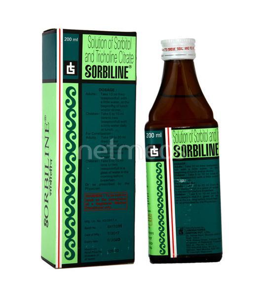 Sorbiline Syrup 200ml Price, Uses, Side effects, Substitutes | Netmeds