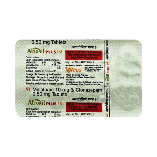 ALTONIL PLUS 10 Tablet 15's - Price, Uses, Side Effects, and ...