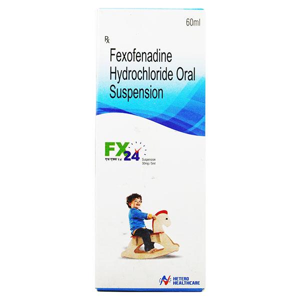 FX 24 Suspension 60ml Price, Uses, Side effects, Substitutes | Netmeds