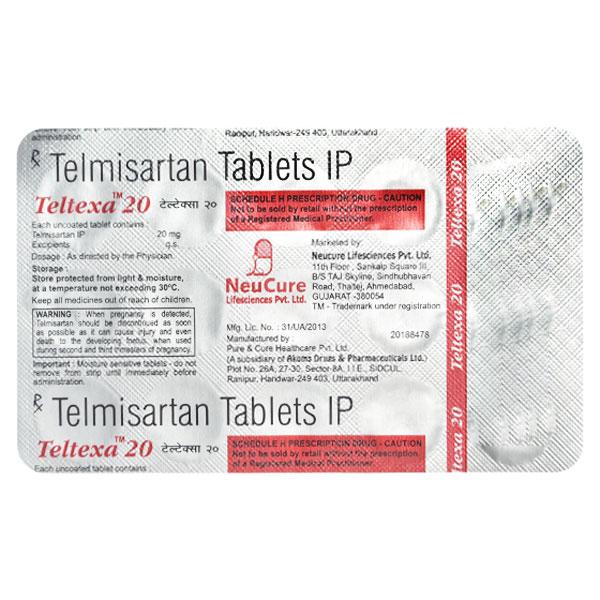 TELTEXA 20 Tablet 15's : Price, Uses, Side Effects | Netmeds