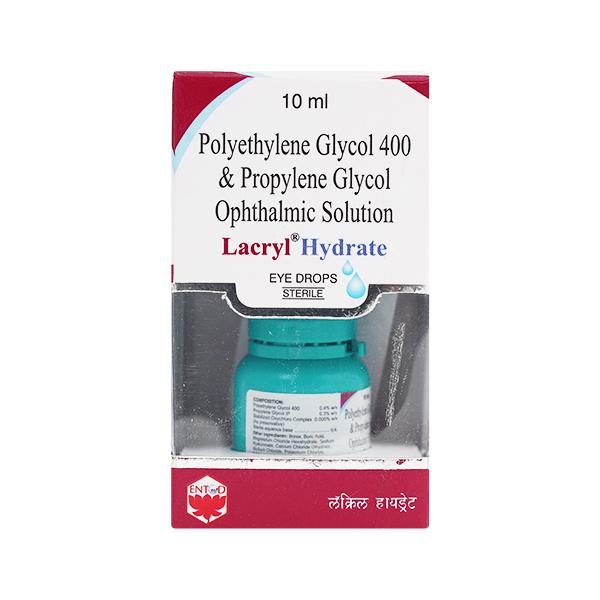 LACRYL HYDRATE Eye Drops 10ml : Price, Uses, Side Effects | Netmeds