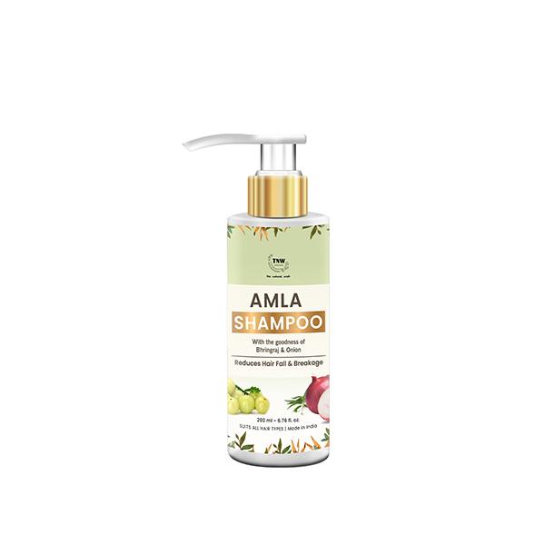 Buy Tnw The Natural Wash Amla Shampoo for Hair with Bhringraj & Onion ...