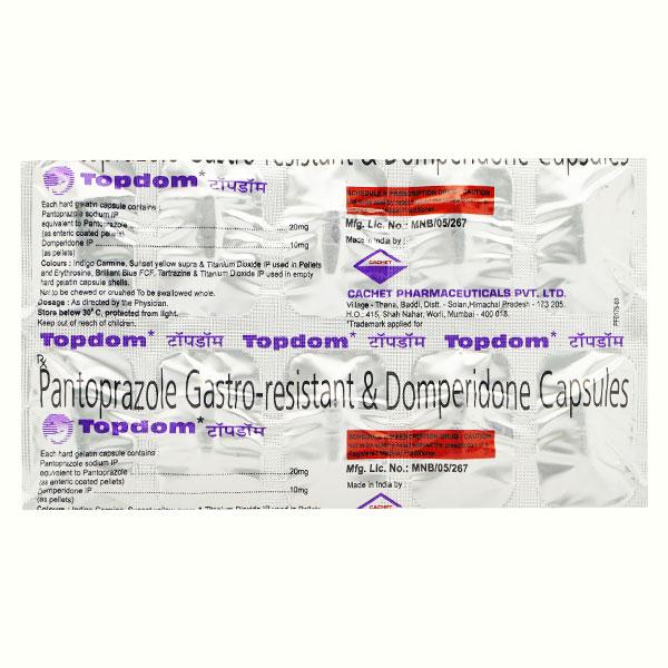 Topdom 10/20mg Capsule 10'S : Uses, Side Effects, Price | Netmeds