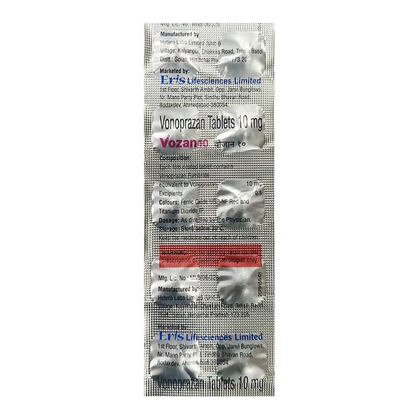 Buy VOZAN 10 Tablet 10's Online | Netmeds