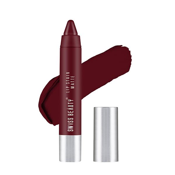 Buy Swiss Beauty Lip Stain Matte Lipstick - (Magic Maroon) 3.4 gm ...