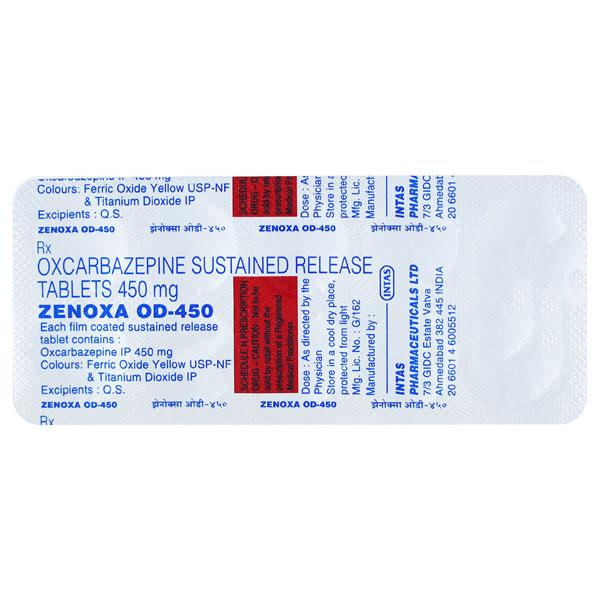 Buy Zenoxa OD 450mg Tablet 10'S Online at Upto 25% OFF | Netmeds