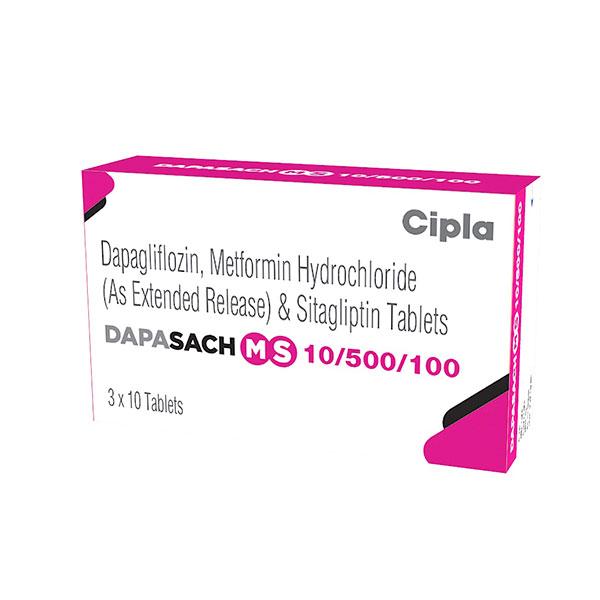 Buy DAPASACH MS 10/500/100 Tablet 10's Online at Upto 25% OFF | Netmeds