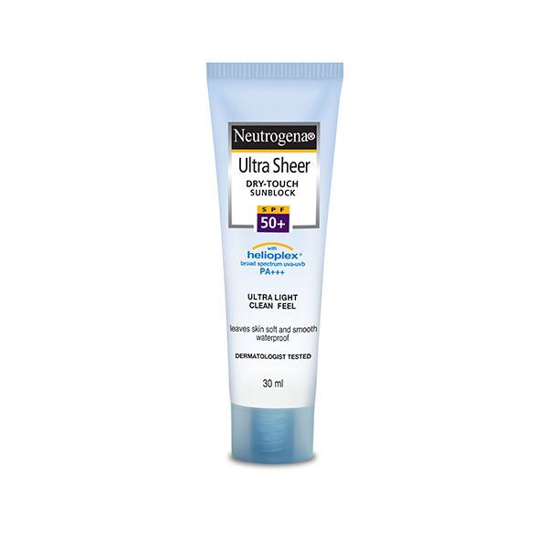 Buy Neutrogena Us Sunblock SPF50 Ultra Sheer Dry Touch Sunblock Clean ...