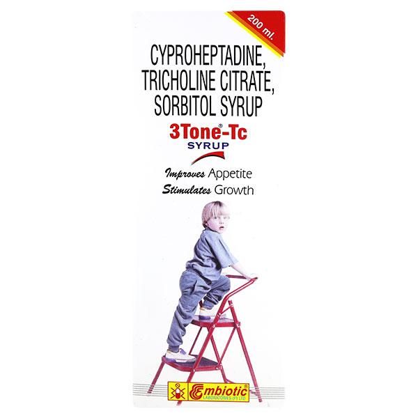 3 TONE TC Syrup 200ml Price, Uses, Side effects, Substitutes | Netmeds