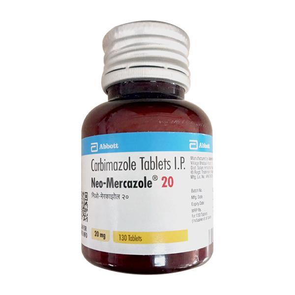 Buy NEO MERCAZOLE 20 Tablet 130's Online at Upto 20% OFF | Netmeds