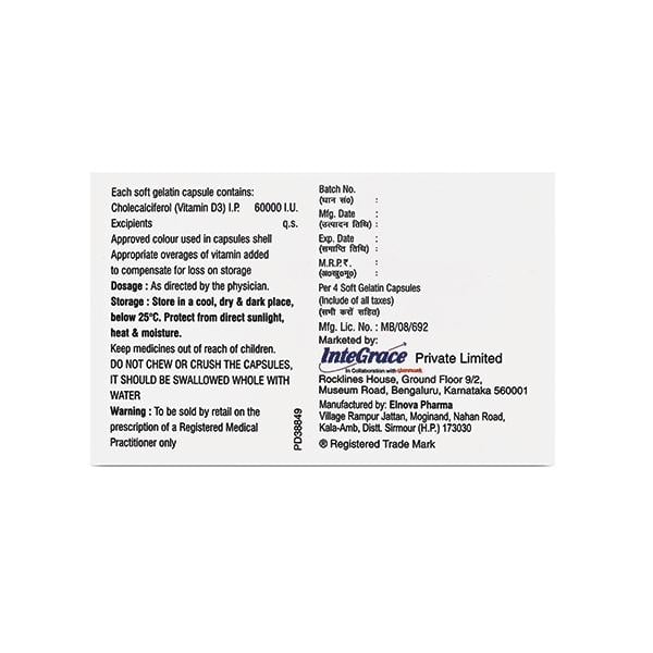 Buy BON DK 60K Capsule 4'S Online at Upto 25% OFF | Netmeds