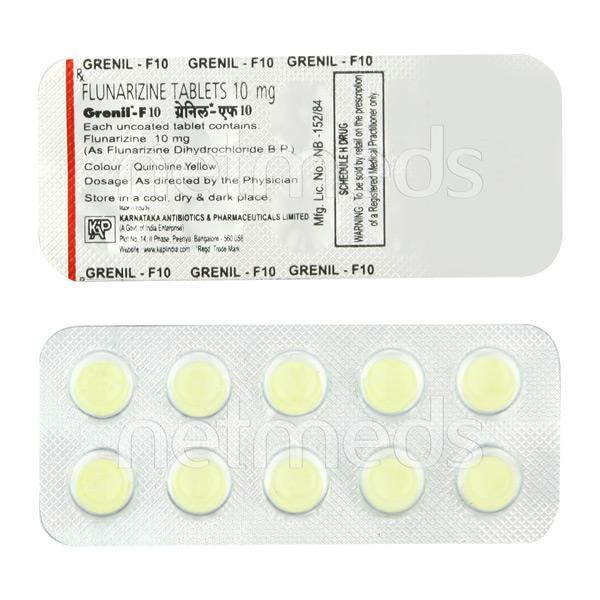 Buy Grenil F 10mg Tablet 10'S Online at Upto 25% OFF | Netmeds
