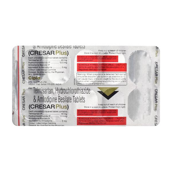 Cresar Plus Tablet 10'S : Price, Uses, Side Effects | Netmeds