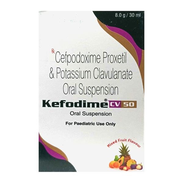 KEFODIME CV 50 Mixed Fruit Flavour Oral Suspension 30ml Price, Uses ...