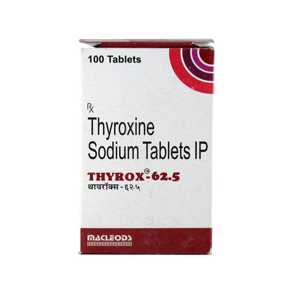 Buy Thyrox 62.5Mcg Tablet 100's Online at Upto 25% OFF | Netmeds