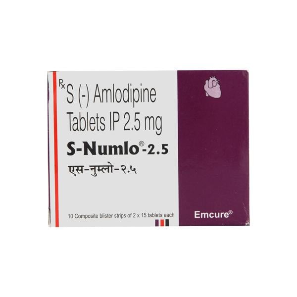 S Numlo 2.5mg Tablet 15'S : Price, Uses, Side Effects | Netmeds