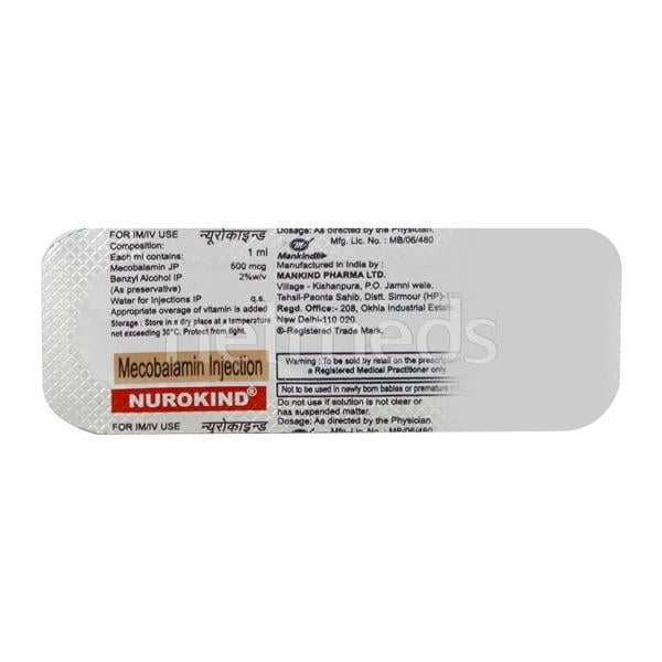 Buy Nurokind Injection 1ml Online at Upto 25% OFF | Netmeds