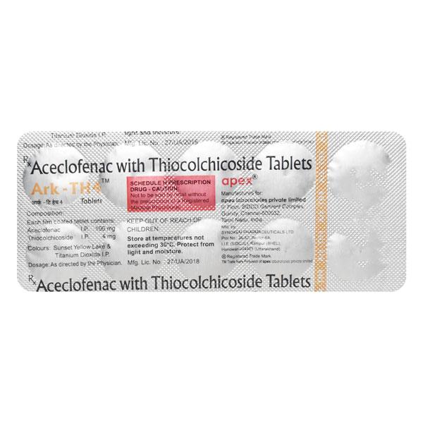 Buy ARK TH4 Tablet 10's Online at Upto 25% OFF | Netmeds