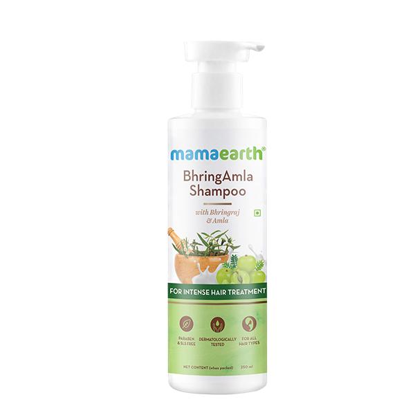 Buy Mamaearth Bhringamla Shampoo 250 ml Online at Discounted Price ...