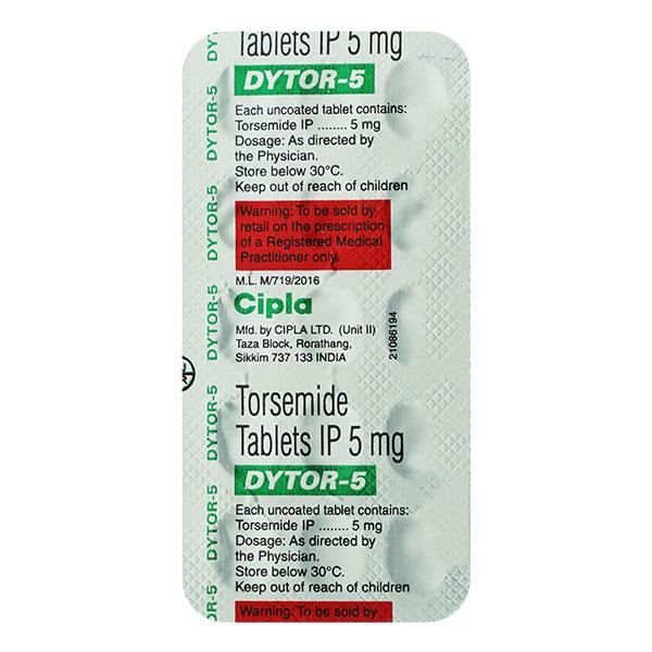Dytor 5 Tablet: View Price, Benefits, Side Effects | Netmeds