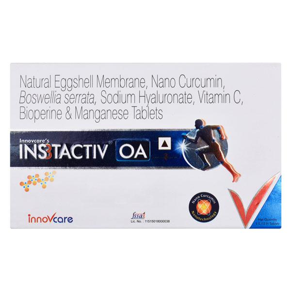 INS3TACTIV OA Tablet 10's Price, Uses, Side effects, Substitutes | Netmeds