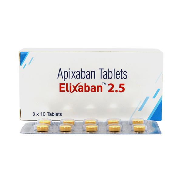Buy ELIXABAN 2.5 Tablet 10's Online at Upto 25% OFF | Netmeds