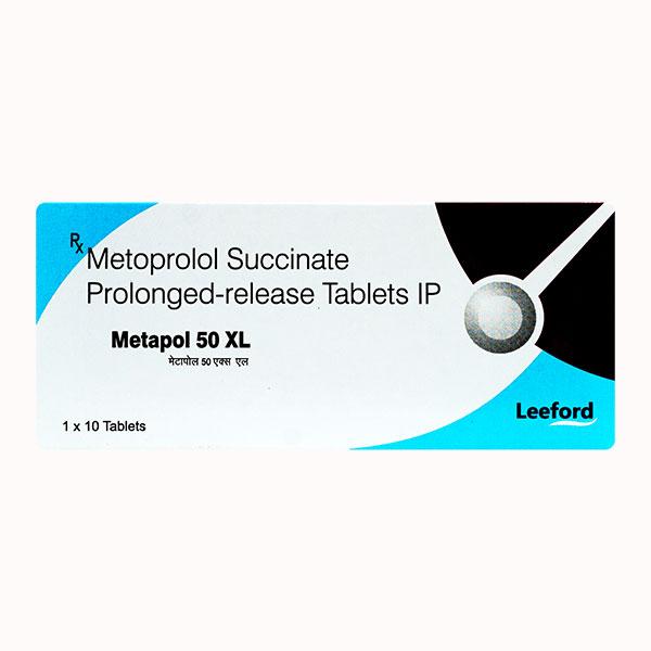 METAPOL XL 50mg Tablet 10's : Price, Uses, Side Effects | Netmeds