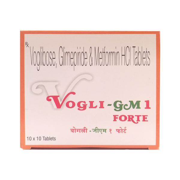 Vogli Gm1 Forte Tablet 10'S : Price, Uses, Side Effects | Netmeds