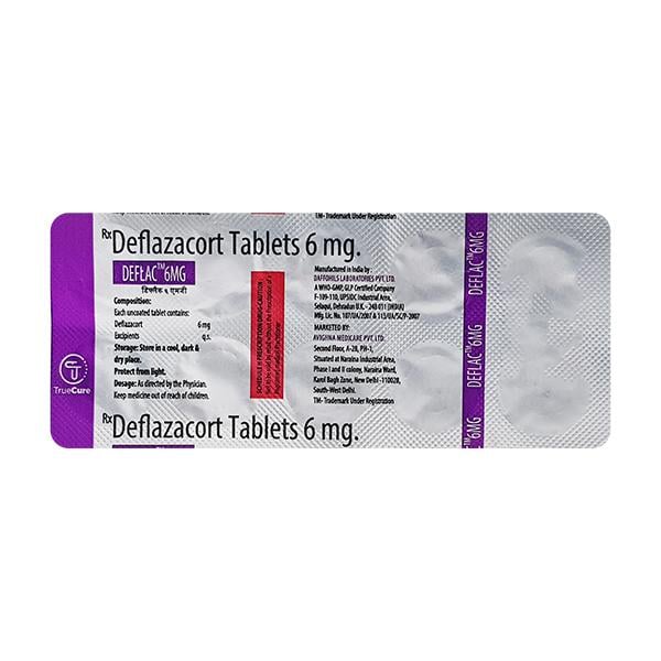 DEFLAC 6 Tablet 10's : Price, Uses, Side Effects | Netmeds