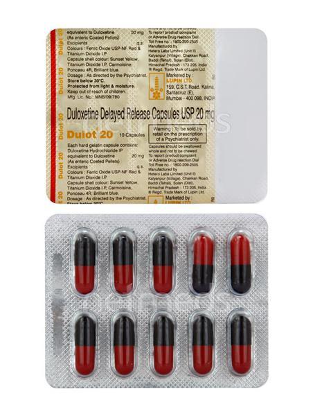 Dulot 20mg Capsule 10'S : Price, Uses, Side Effects | Netmeds