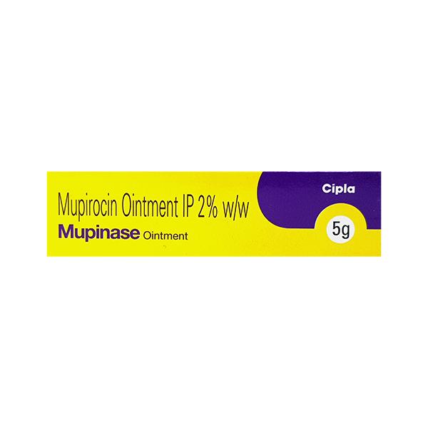 Mupinase Ointment 5gm Price, Uses, Side effects, Substitutes | Netmeds