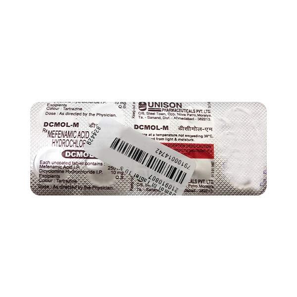 Buy Dcmol M Tablet 10'S Online at Upto 25% OFF | Netmeds