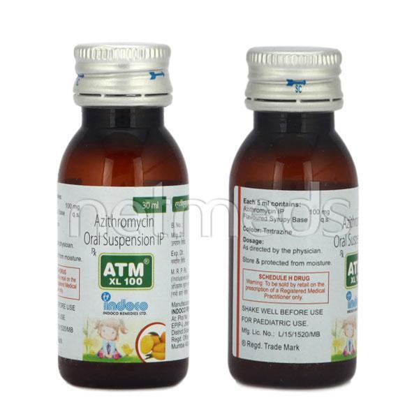 ATM XL 100mg Suspension 30ml Price, Uses, Side effects, Substitutes ...