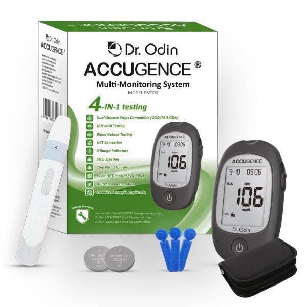 Buy Dr. Odin Accugence Blood Glucose Meter - (PM-900) Black (Meter Only ...