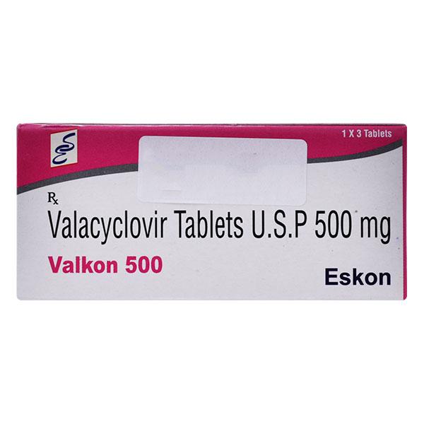 VALKON 500 Tablet 3's Price, Uses, Side effects, Substitutes | Netmeds
