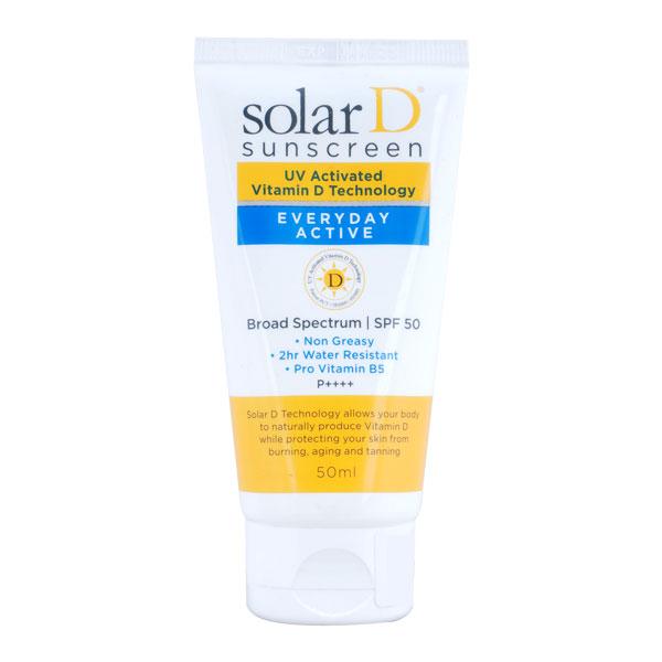 Buy SOLAR D EVERYDAY ACTIVE SPF 50 PA ++++ Sunscreen 50ml Online at ...