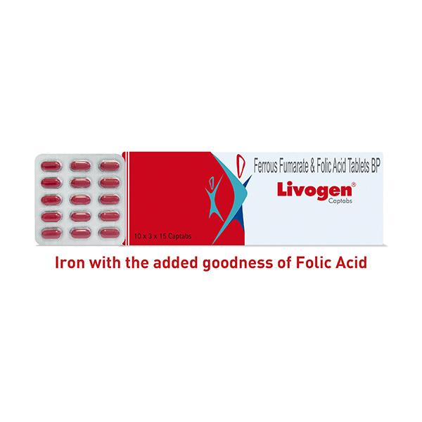 Livogen Captab Tablet: Uses, Side Effects, Precautions | Netmeds