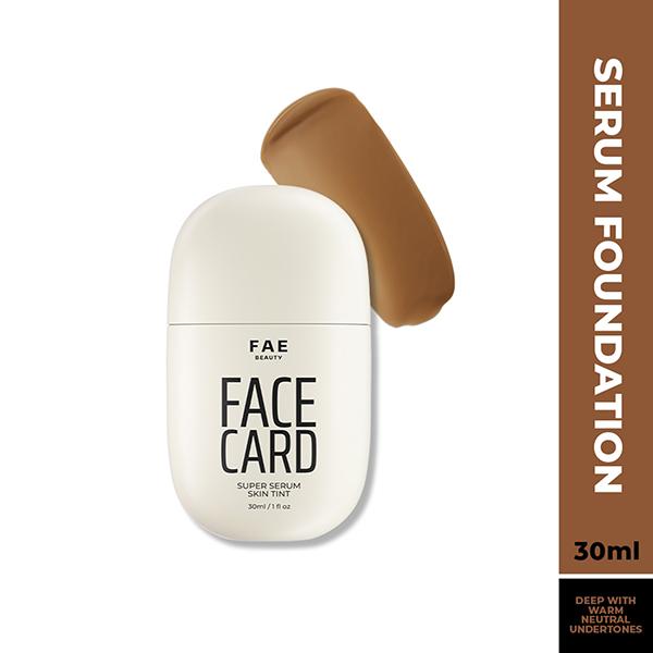 FAE Beauty Face Card Serum Skin Tint- Skin-like Foundation, Shade - 80N ...
